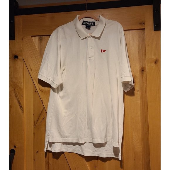 Boast | Shirts | Vintage Boast Golf Polo Size Xxl White Hemp Leaf Pot ...